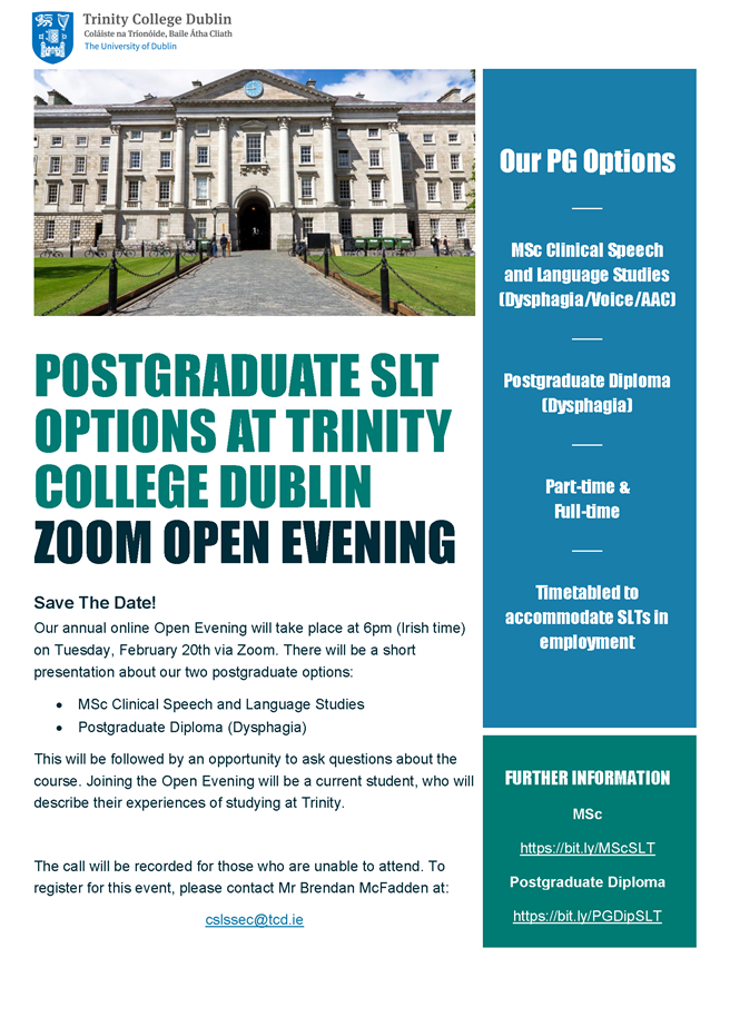 Welcome to the Irish Association of Speech & Language Therapists