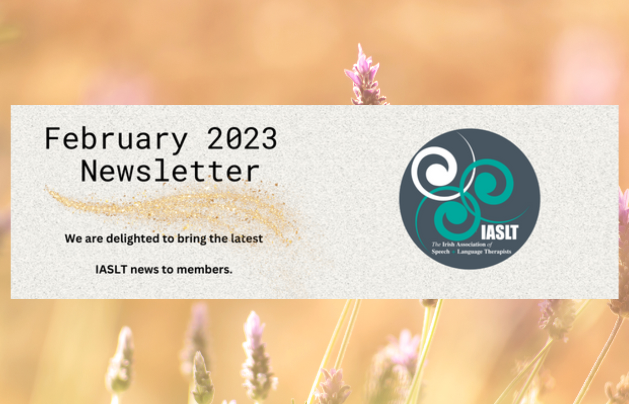 What's New ? | IASLT News - Irish Association of Speech & Language ...